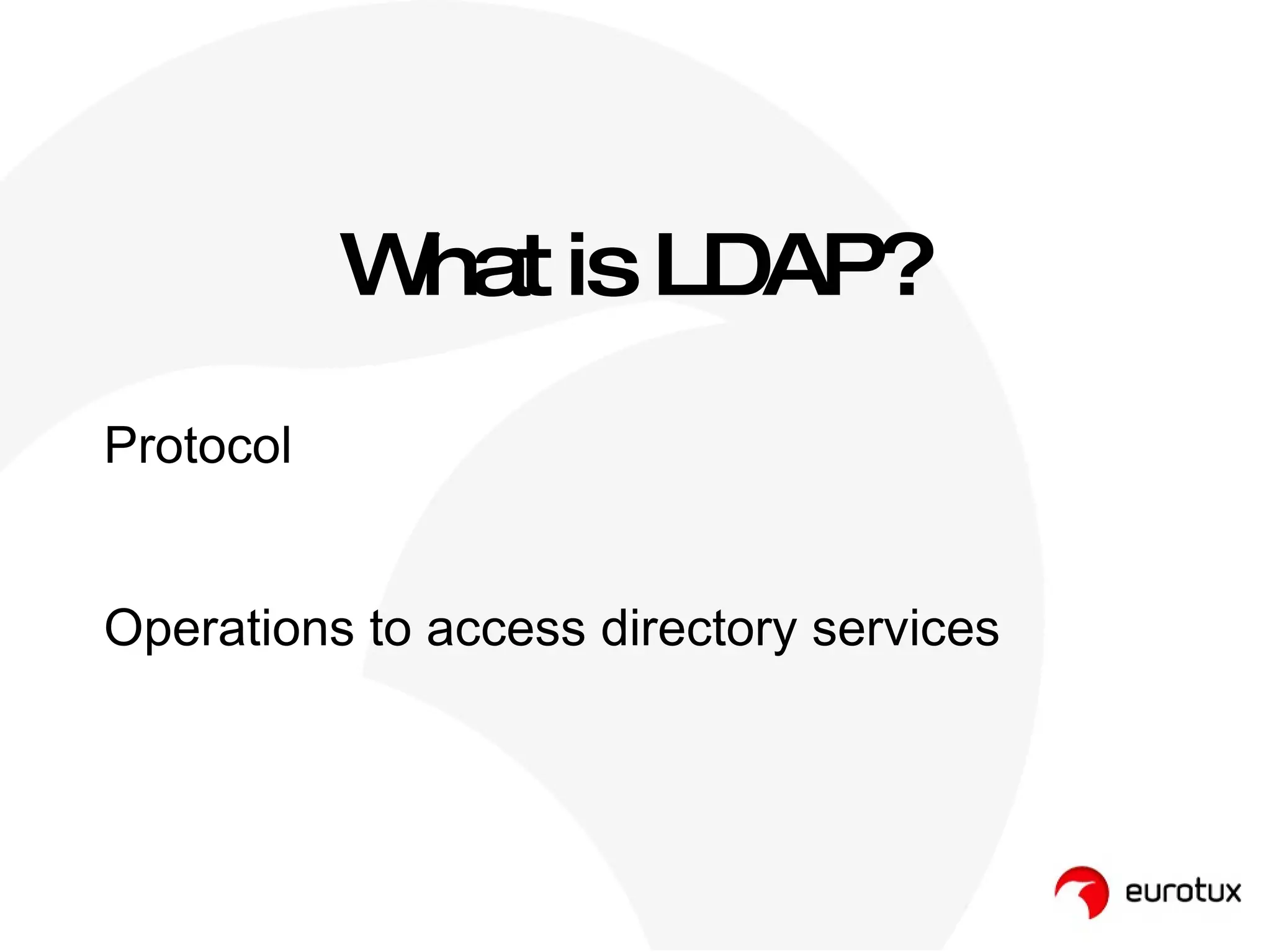 LDAP Storage for Archetypes | ODP