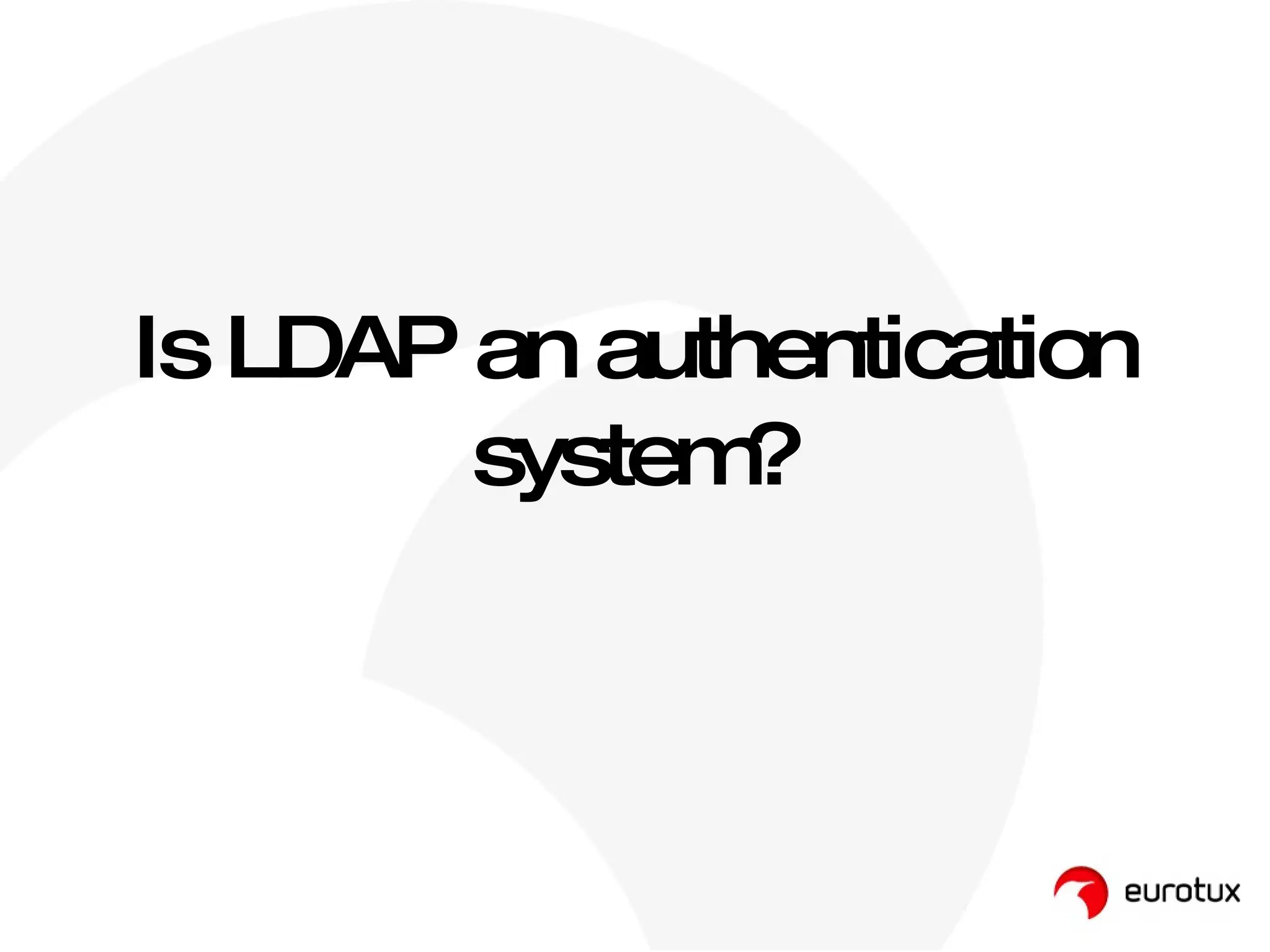LDAP Storage for Archetypes | ODP