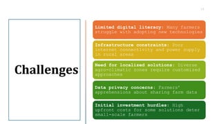 Leveraging Modern Technologies for Enhanced Agricultural Practices: Application of Artificial ...
