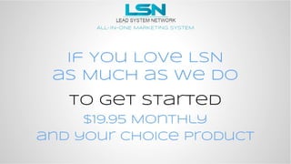 PRESENTATION LEAD SYSTEM NETWORK (LSN) | PDF