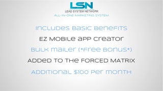 Presentation lead system network | PDF