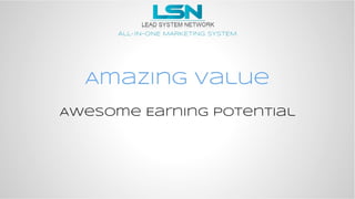 Presentation lead system network | PPT