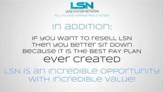 Presentation lead system network | PDF