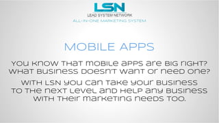 Presentation lead system network | PPT