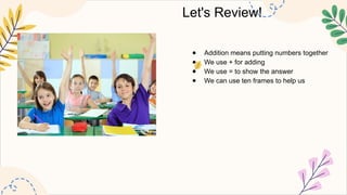 Presentation, Learning Addition (Putting numbers Together) - 1st grade ...