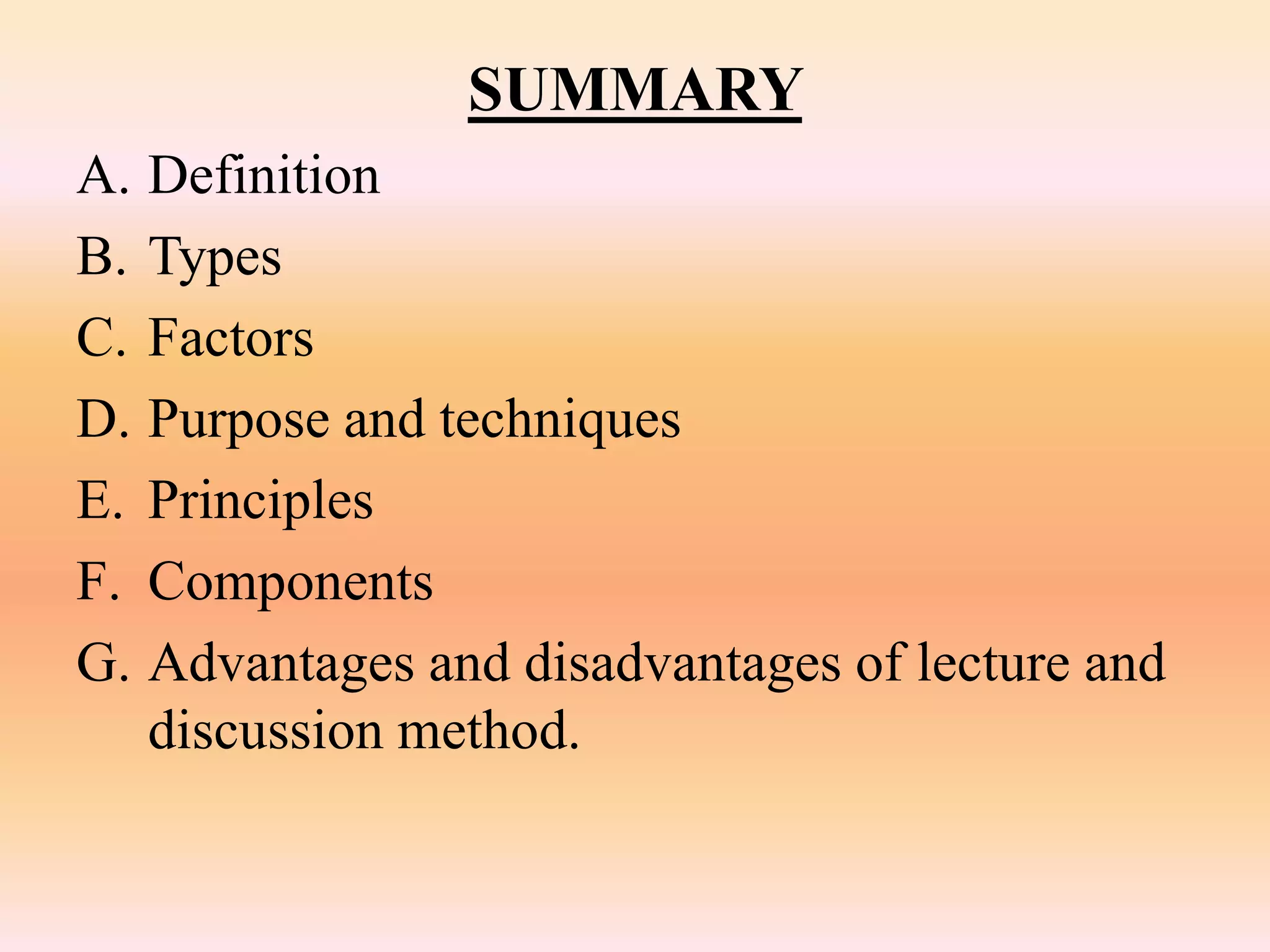 LECTURE METHOD | PPTX