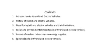 Presentation Lecture 1 Introduction to Electric Vehicles.pptxV | PPTX