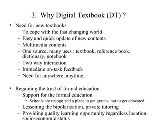 Digital Textbook in Korea | PPT