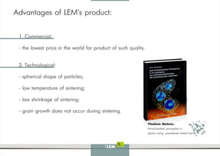 Presentation LEM | PPTX