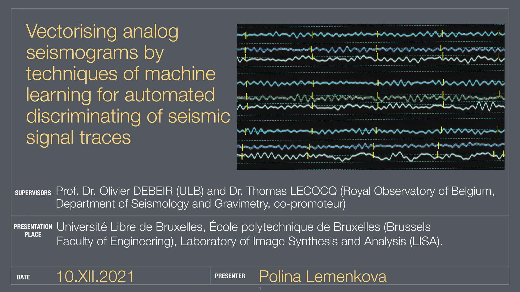 Vectorising analog seismograms by techniques of machine learning for ...