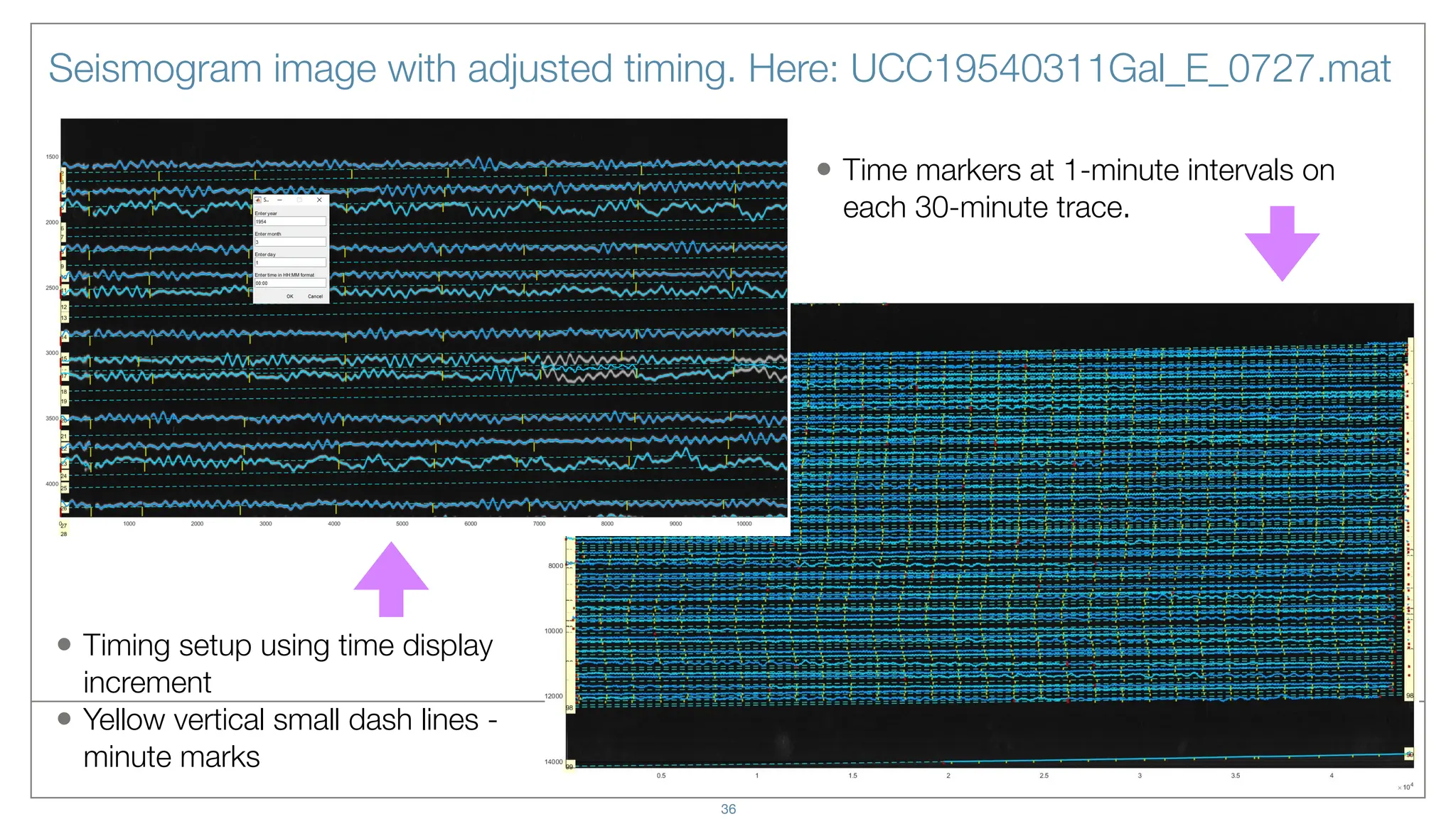 Exploitation of historical analog seismological records by image ...