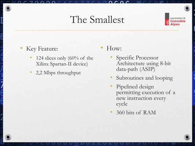 AES Implementation on FPGA | PPT AES Implementation on FPGA | PPT