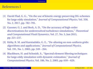 Spectral Element Methods in Large Eddy Simulation | PDF