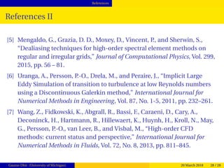 Spectral Element Methods in Large Eddy Simulation | PDF