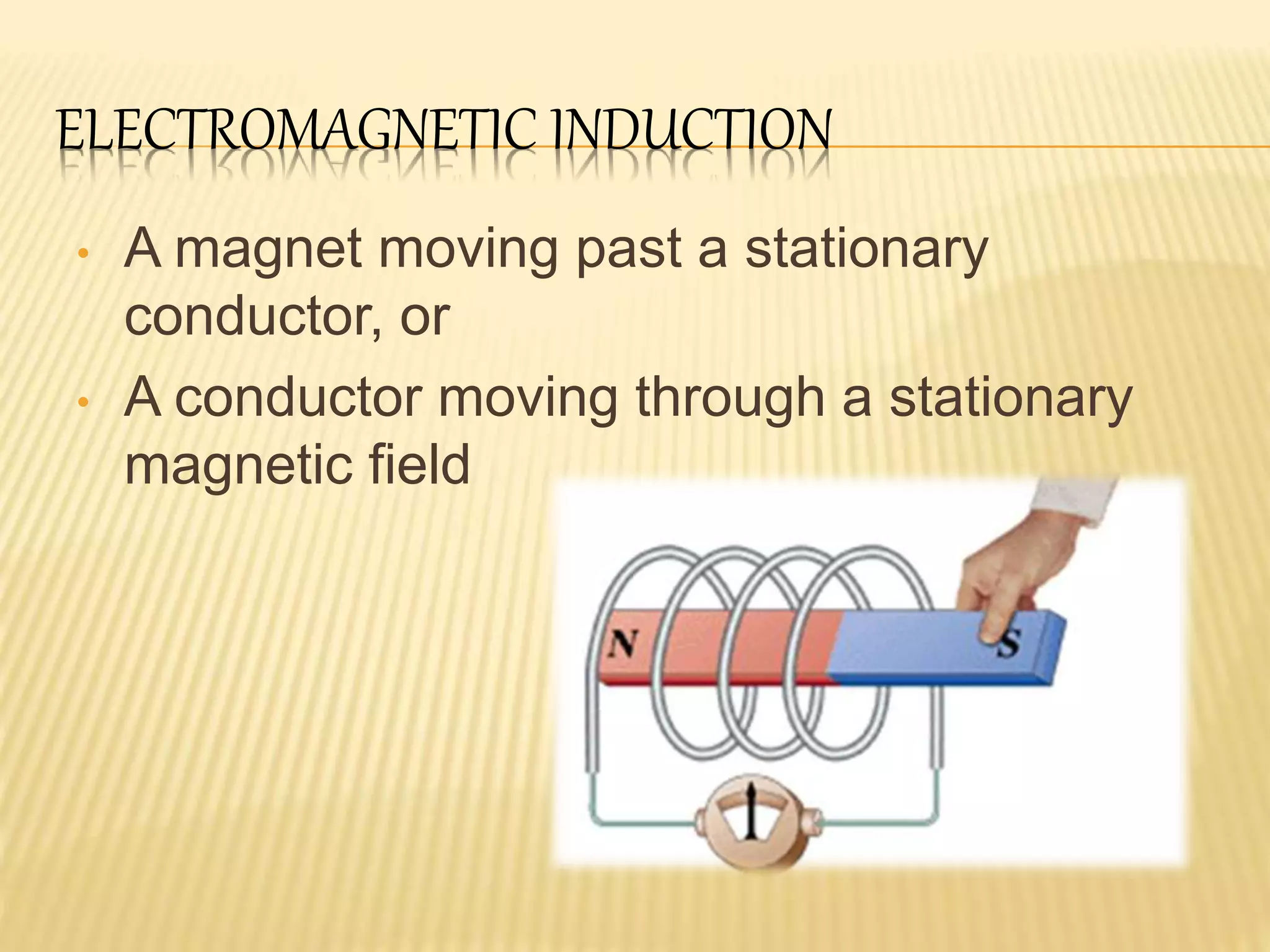 Electromagnetic Induction and Faraday'sLaw | PPT