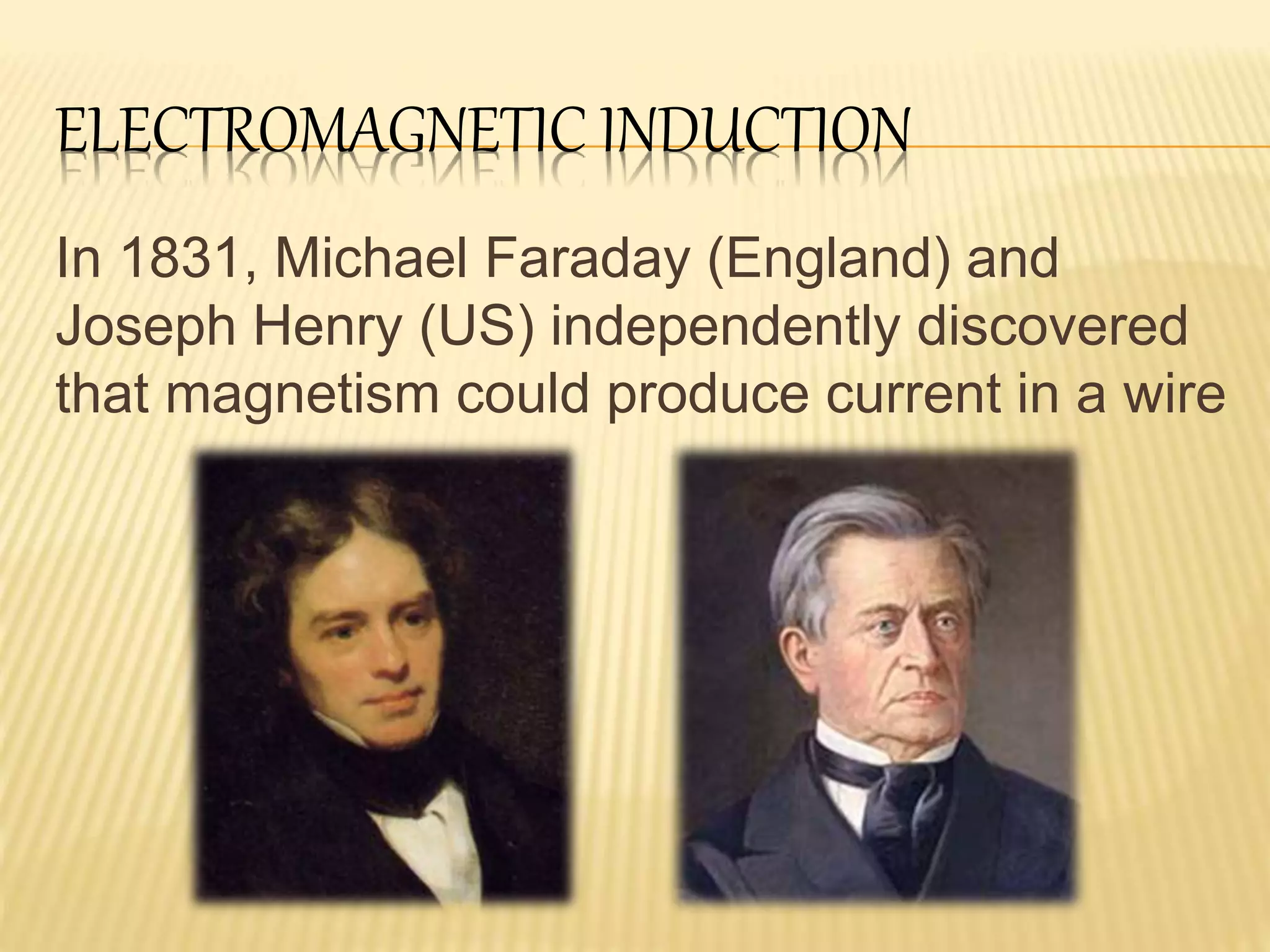 Electromagnetic Induction and Faraday'sLaw | PPT