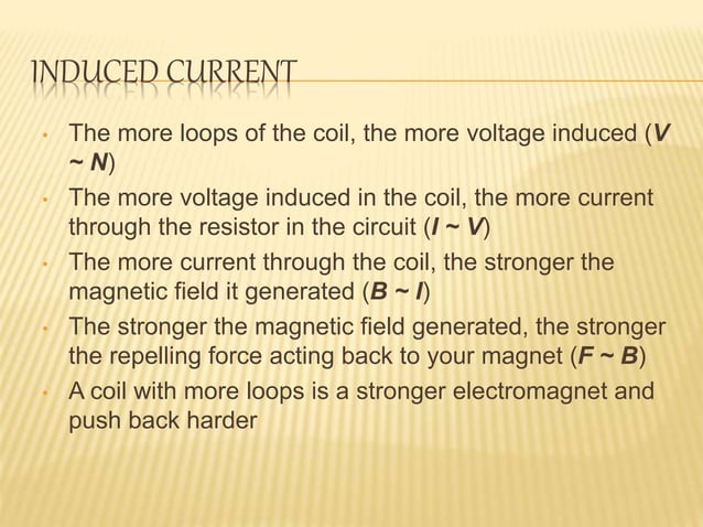 Electromagnetic Induction and Faraday'sLaw | PPT | Physics | Science