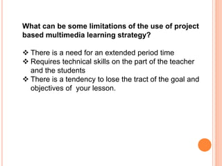 Project-Based Learning and Multi Media | PPT