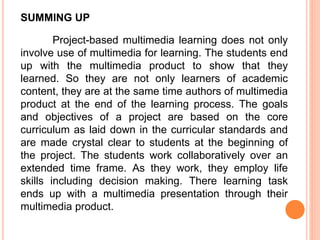 Project-Based Learning and Multi Media | PPT