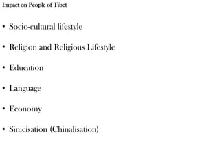 Lhasa, Cultural heritage, Urban Transformation and Human Rights | PPTX