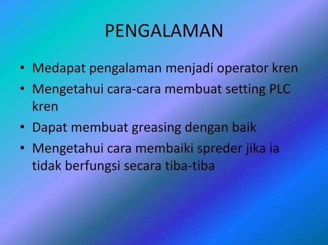 industrial training presentation | PPTX