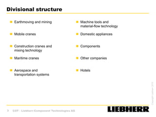 Presentation Liebherr Group And Component Technologies (En) | PDF