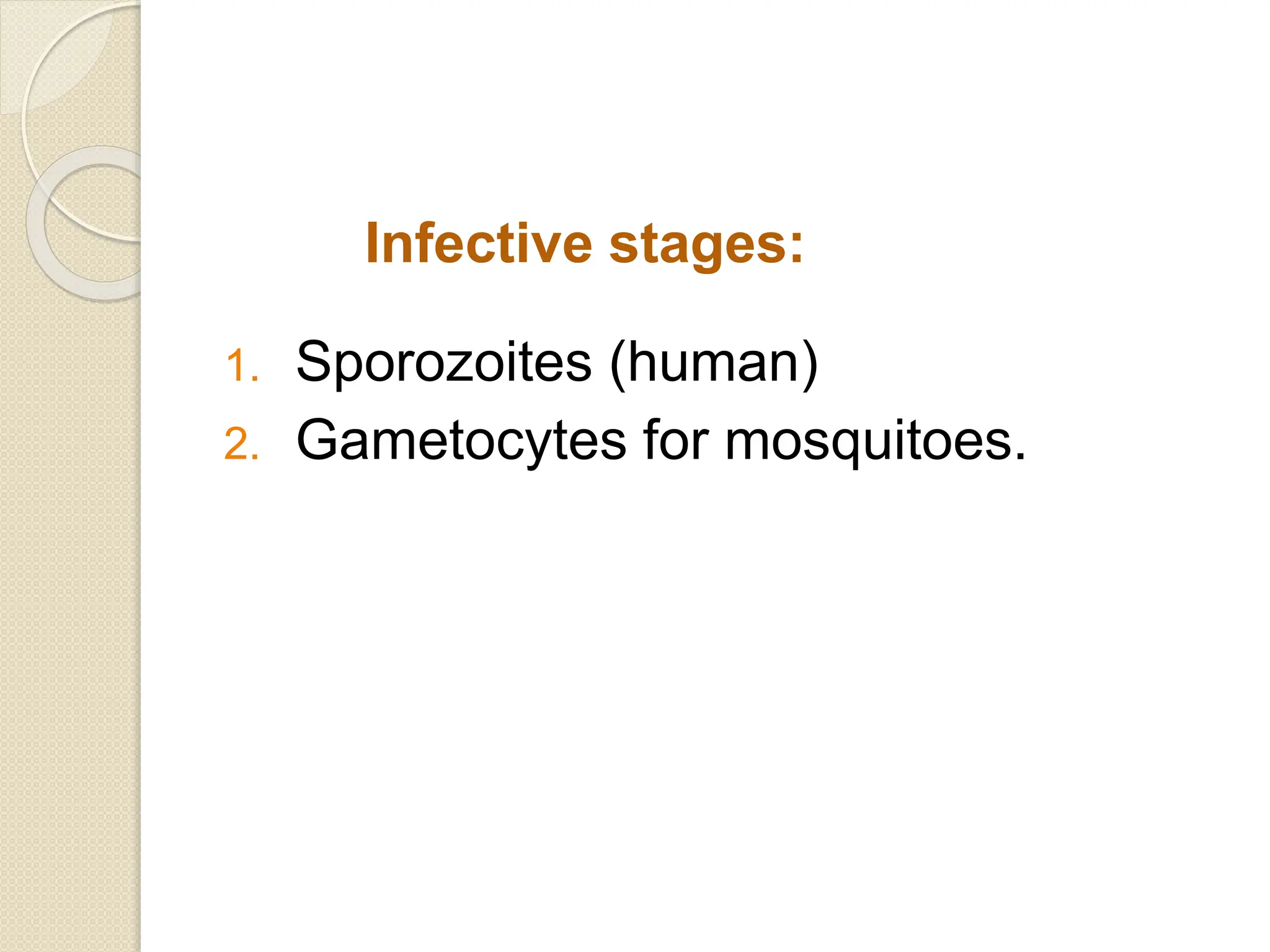 Presentation on The life cycle of plasmodium | PPTX
