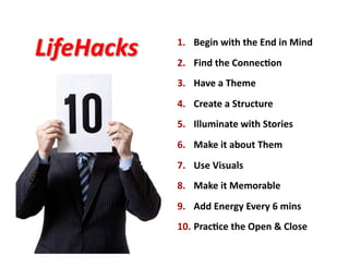 10 LifeHacks to an Amazing Presentation | PDF