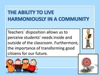 Teacher´s Disposition | PPT