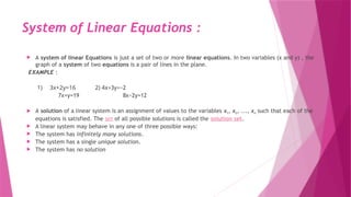 Presentation Linear Algebra.pptx easy pp | PPTX