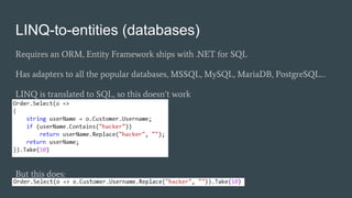 LINQ and LINQPad | PPT