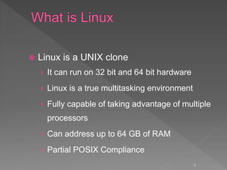 Linux Presentation | PPT