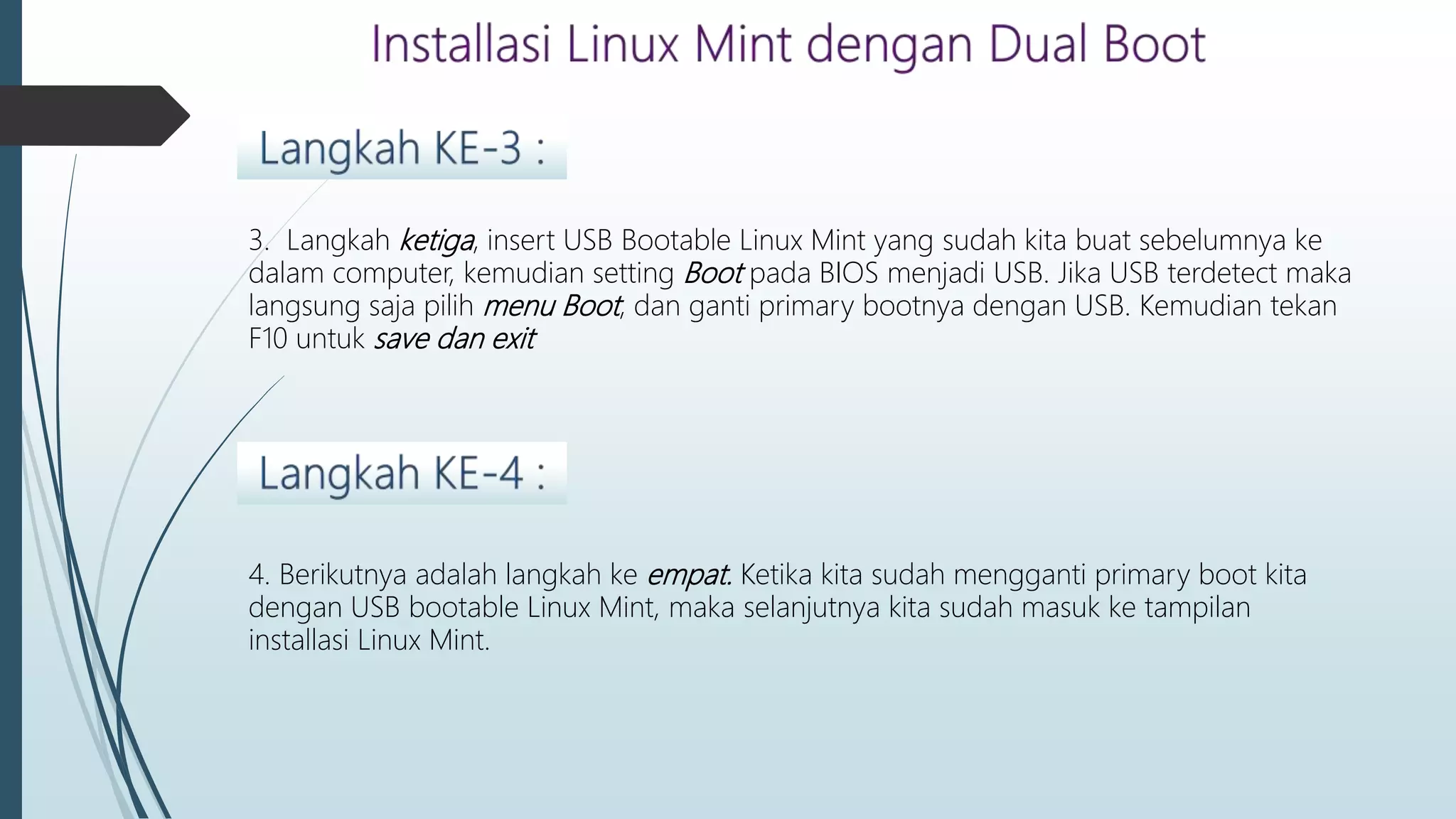 Presentation linux mint | PPTX