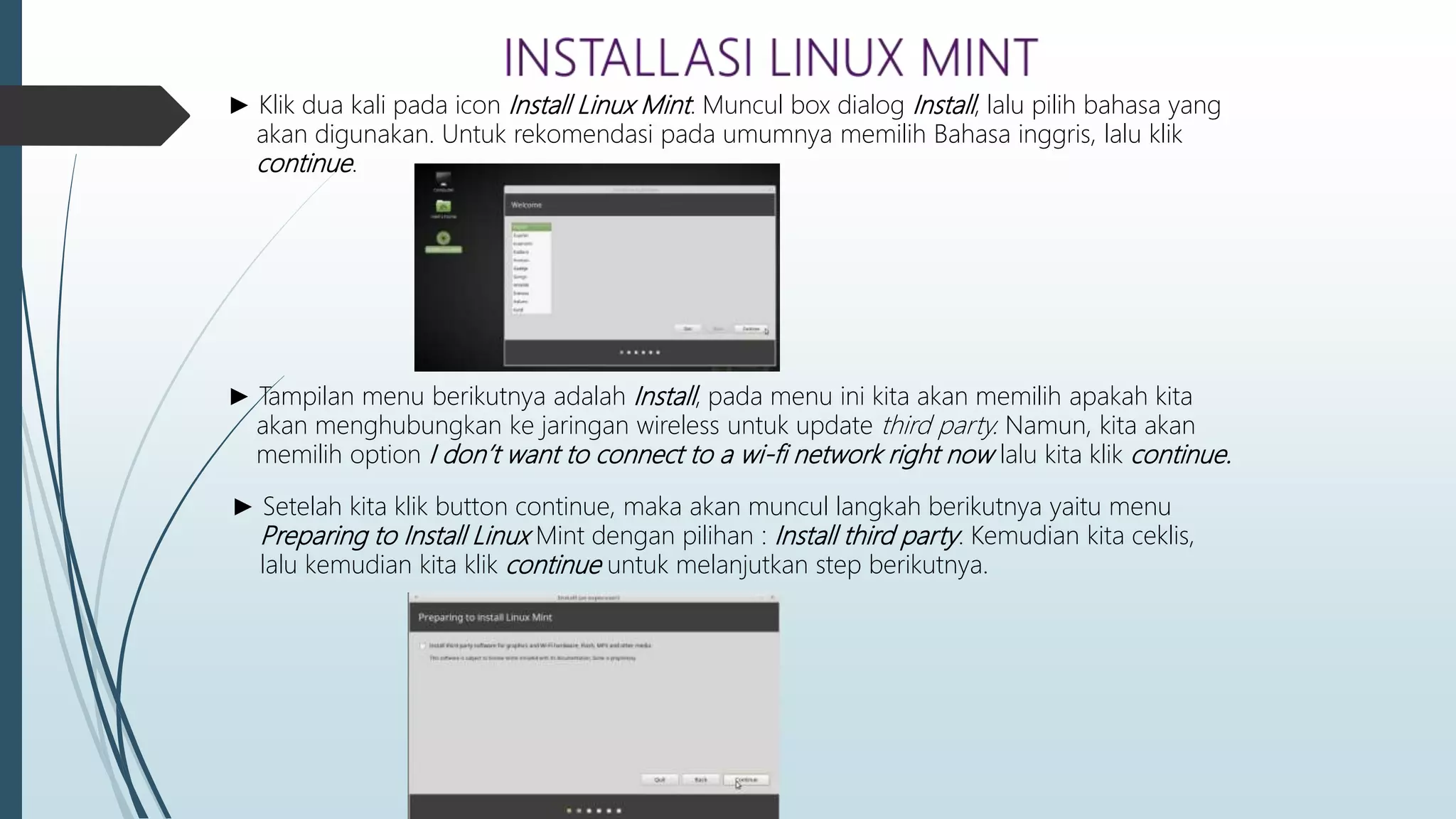 Presentation linux mint | PPTX