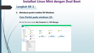 Presentation linux mint | PPTX