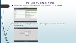 Presentation linux mint | PPTX