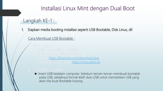 Presentation linux mint | PPTX