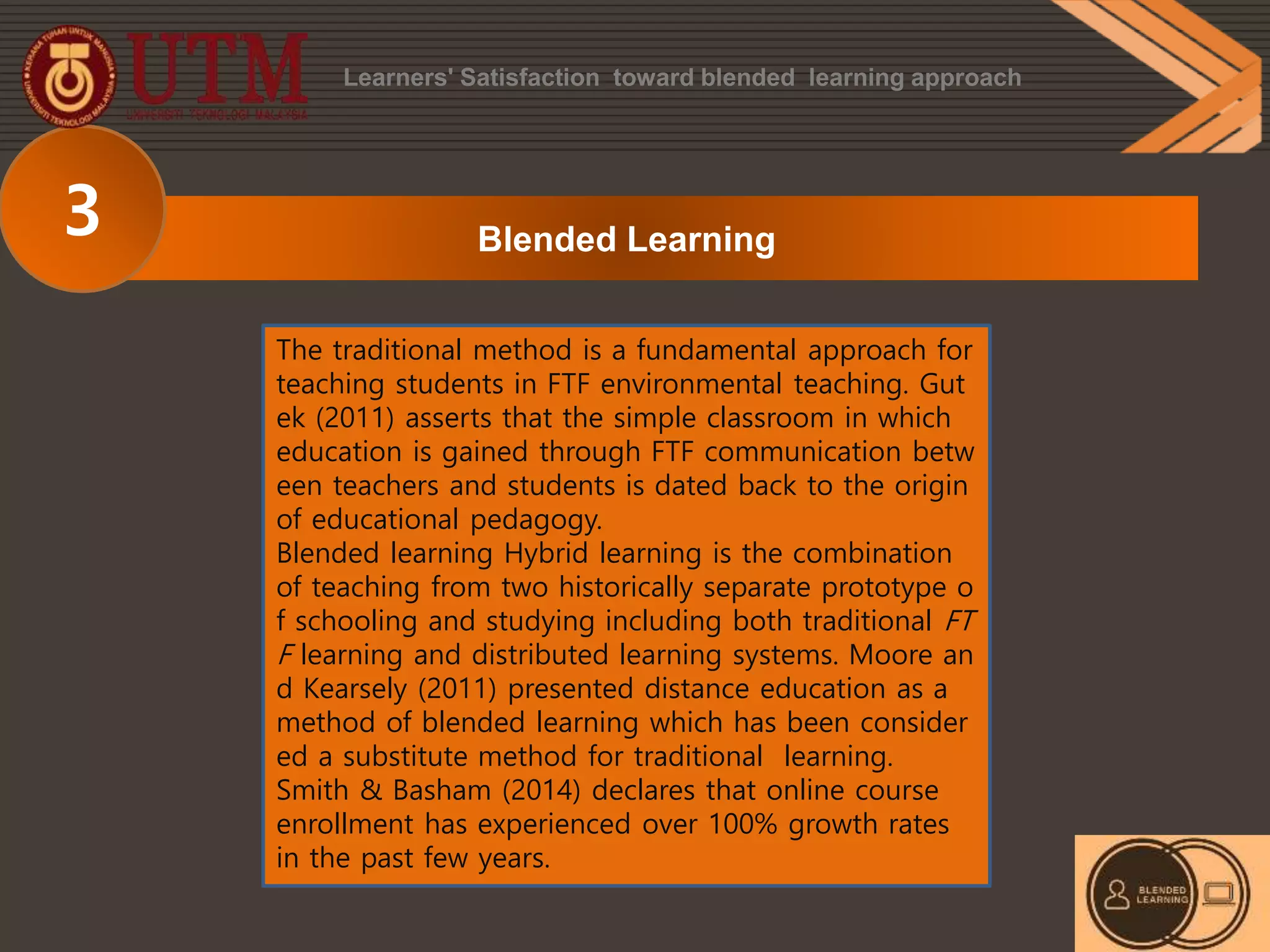 Blended Learning Approach | PPTX | Education industry | Industries