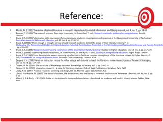 Presentationlitreview 130824122504-phpapp02 | PPT