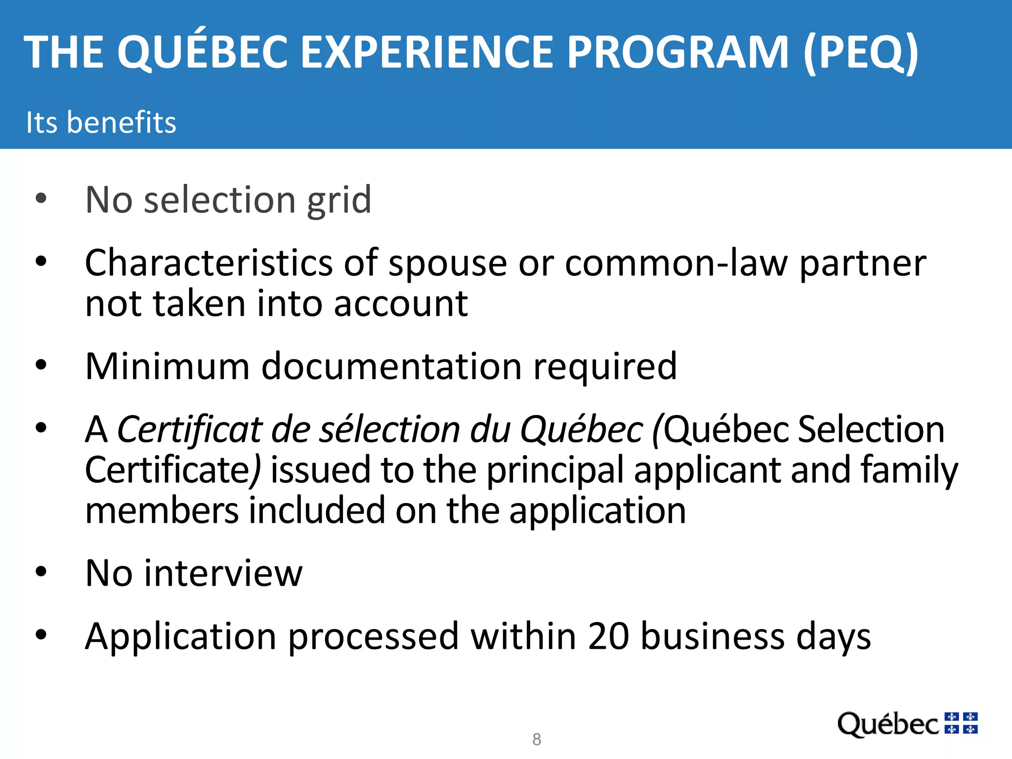 Presentation living quebecafterstudies | PDF