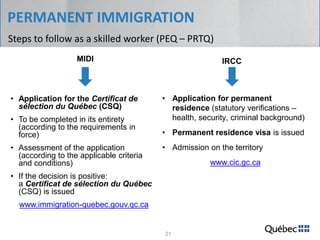 Presentation living quebecafterstudies | PDF