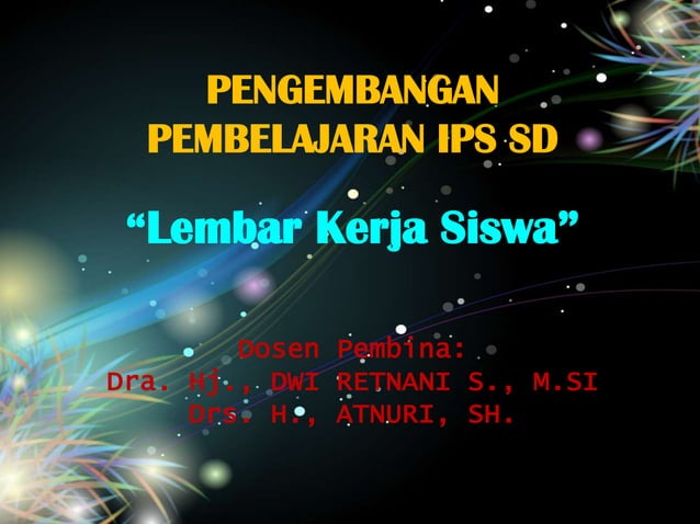 Presentation LKS | PPTX
