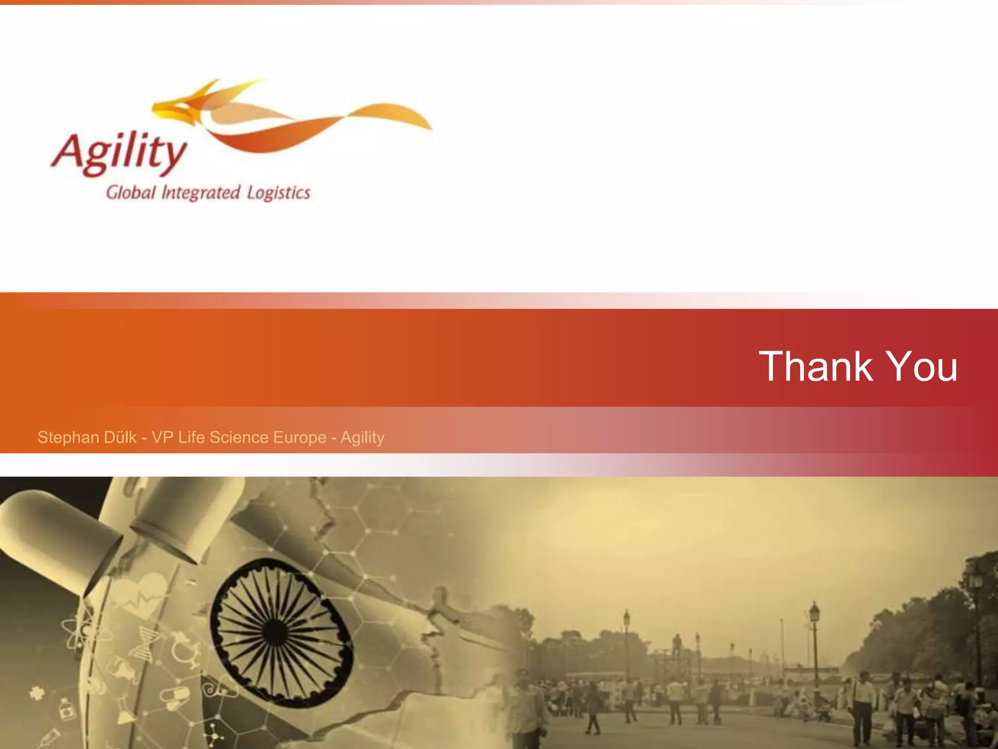 Logipharma 2014 | Agility Logistics | Case study: Innovative sea ...