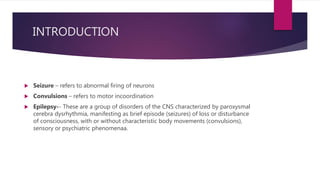 Epilepsy | PPTX
