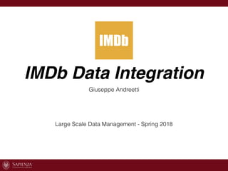 IMDb Data Integration | PPT