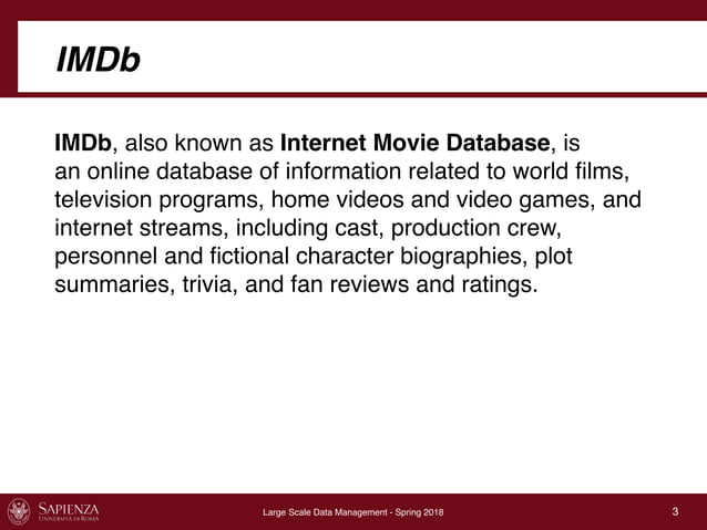 IMDb Data Integration | PPT