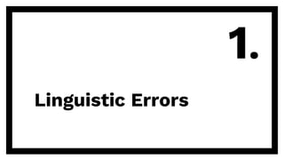 Translation Errors Powerpoint | PPTX