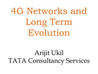 4G wireless communication and long term evolution | PPT