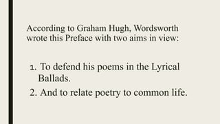 Presentation lyrical ballad | PPTX