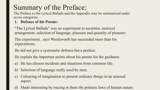 Presentation lyrical ballad | PPTX